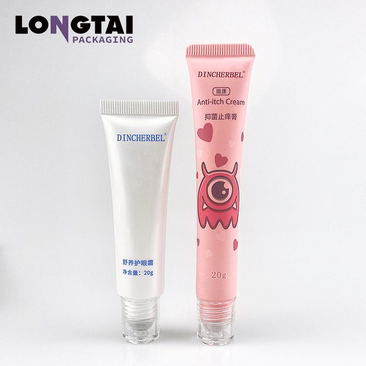 cosmetic packaging tubes with Steel Single Roller Ball Applicator ...