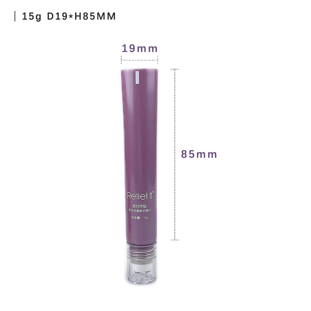 Plastic tubes with tricycle Steel Roller Ball Applicator - Longtai pack