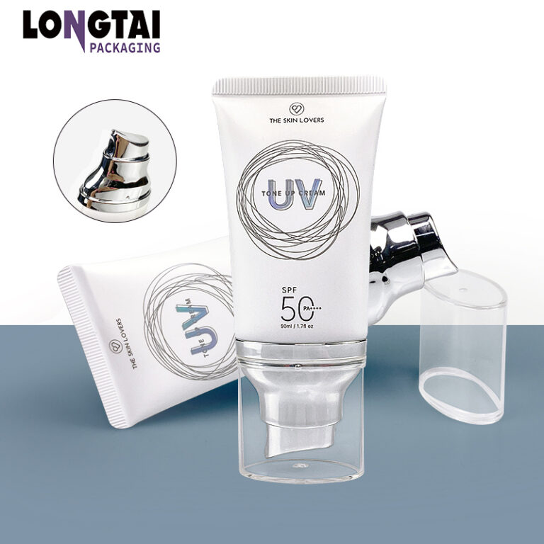 50ml 1.78 oz oval airless pump tube supplier in china - Longtai pack
