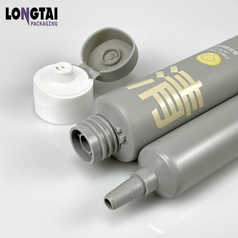 Dual chamber tube with flip top cap - Longtai pack
