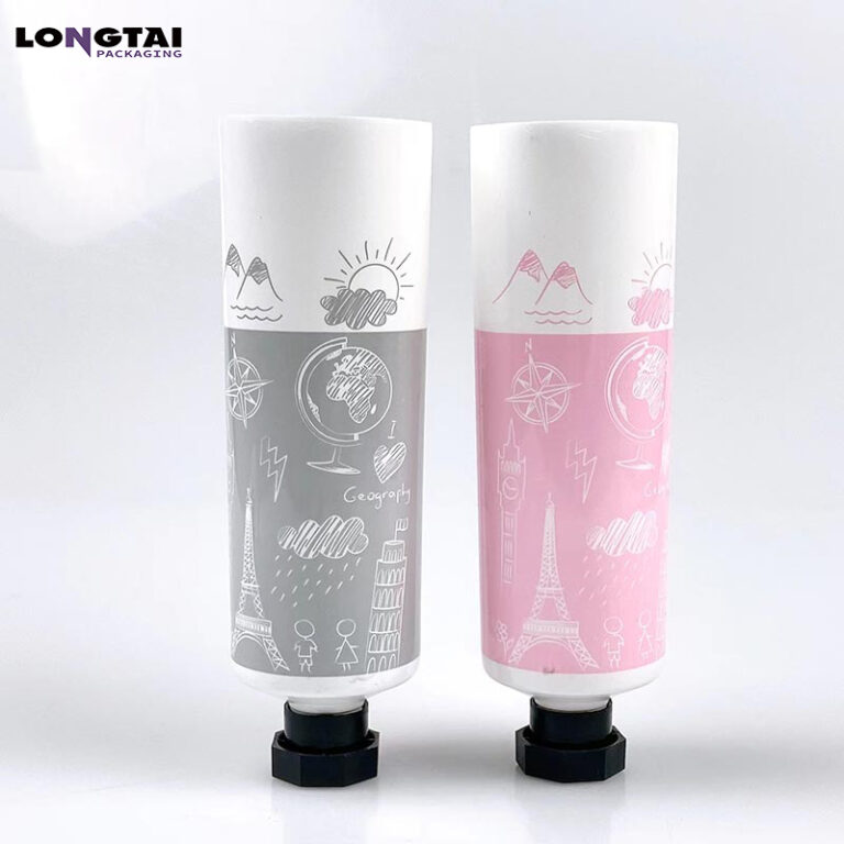 50ml ABL hand cream packaging tubes with octagonal screw cap - Longtai pack