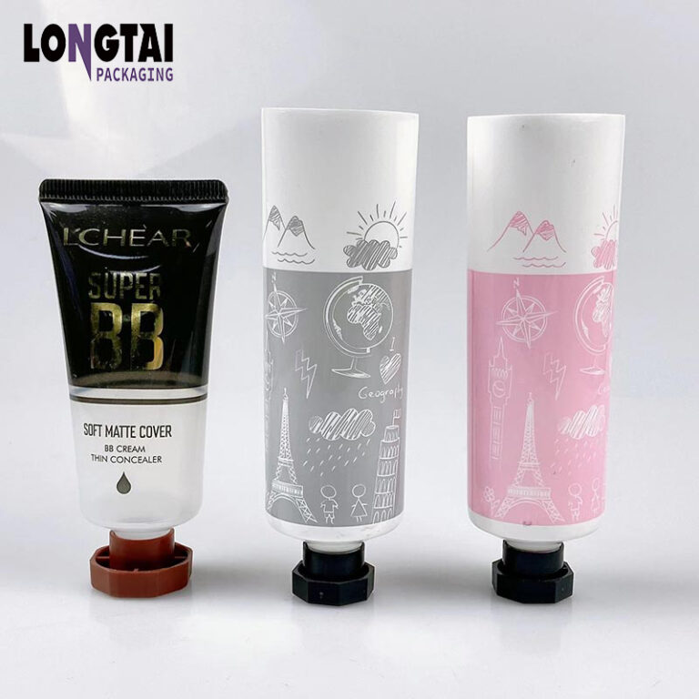 50ml ABL hand cream packaging tubes with octagonal screw cap - Longtai pack