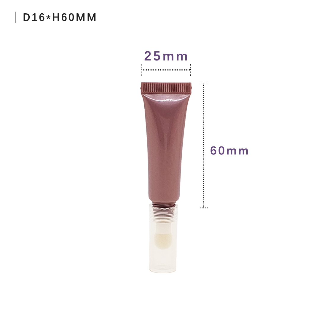 5ml 7ml 8ml10ml 12mlconcealer tube with sponge applicator - Longtai pack