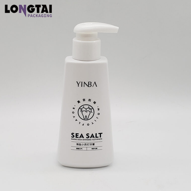 PET toothpaste bottle with lotion pump - Longtai pack