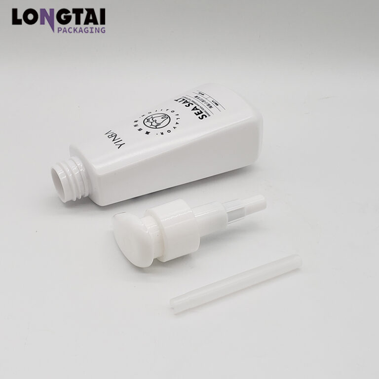 PET toothpaste bottle with lotion pump - Longtai pack