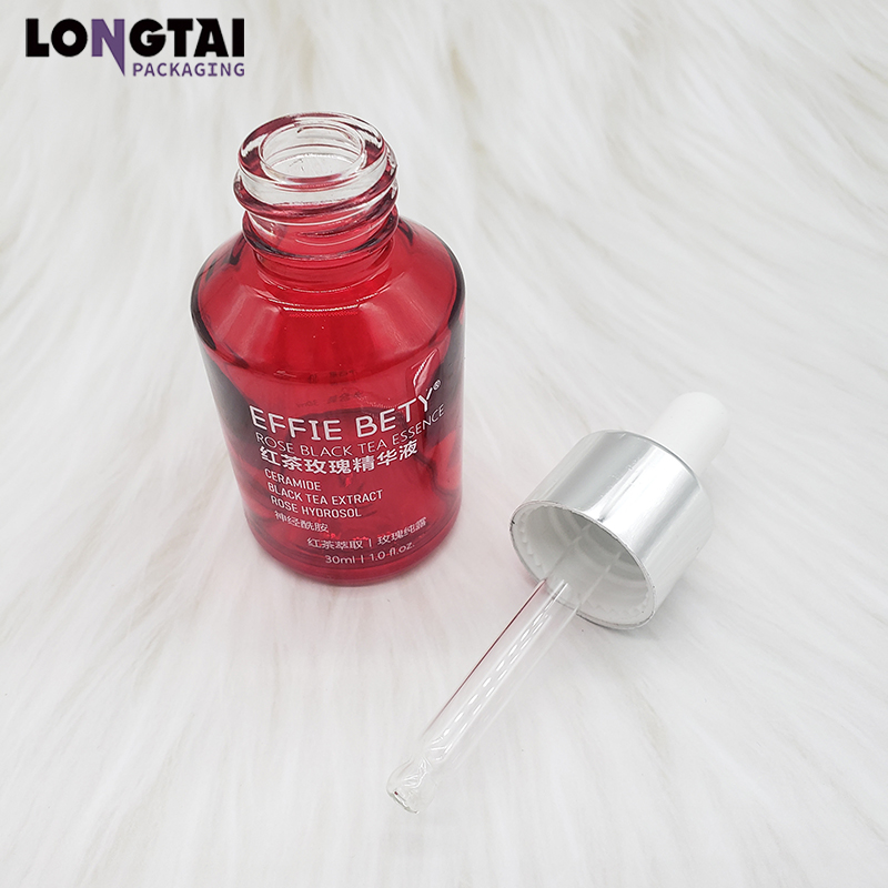 Round 30ml glass dropper bottle - Longtai pack