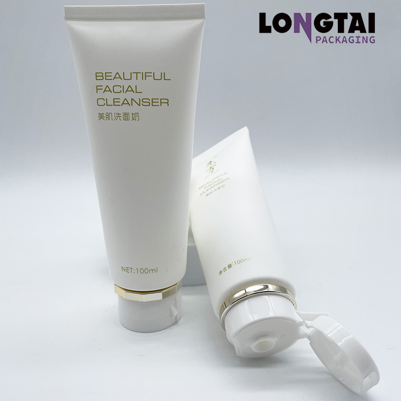 3.38oz facial cleanser plastic packaging tube - Longtai pack