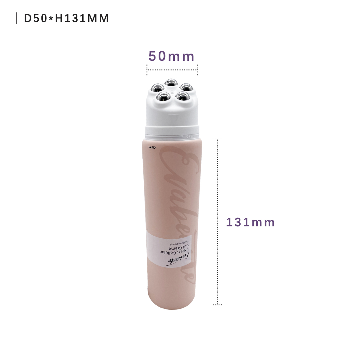 D50 5 roller ball massage tube - Longtai pack