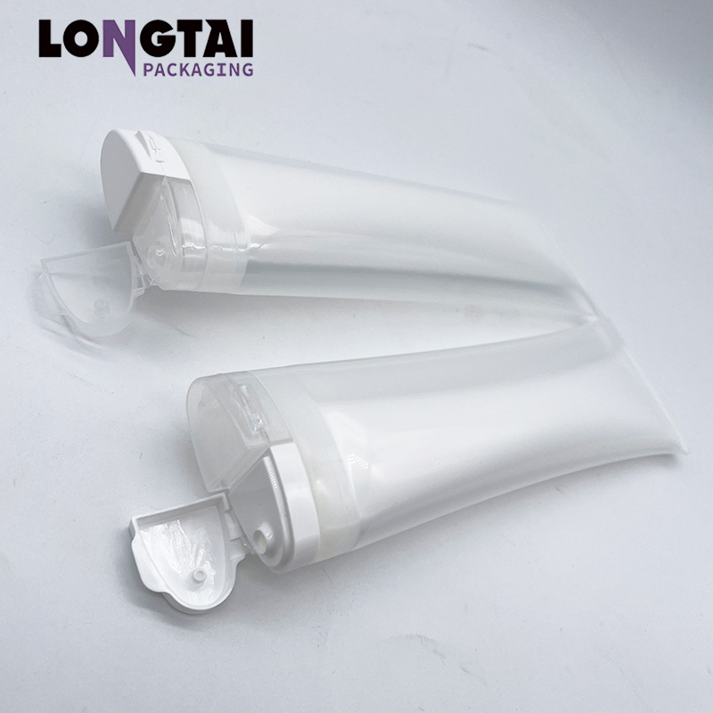 D35mm oval plastic dual chamber packaging tube - Longtai pack