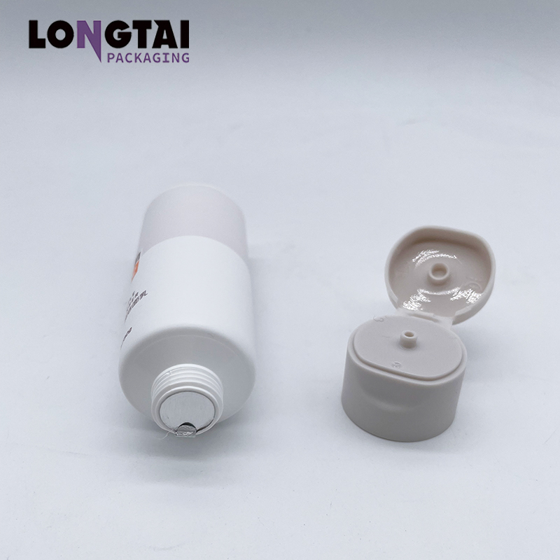 30g plastic cleanser tube with flip top cap - Longtai pack