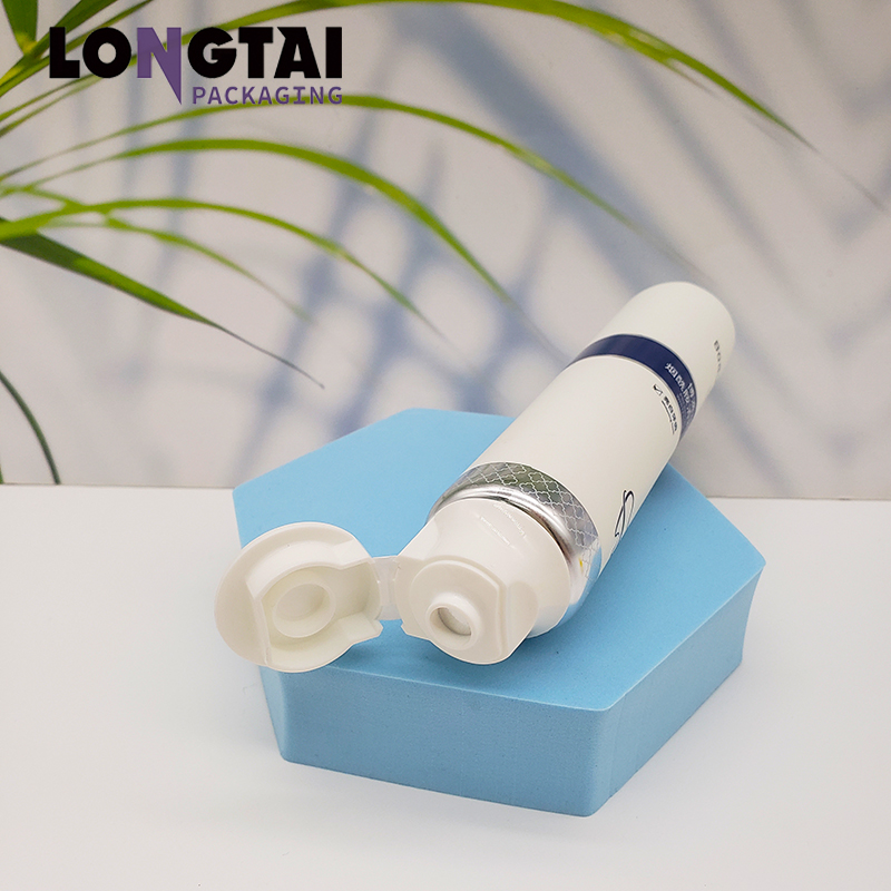 Silver hot stamping toothpaste packaging tube - Longtai pack